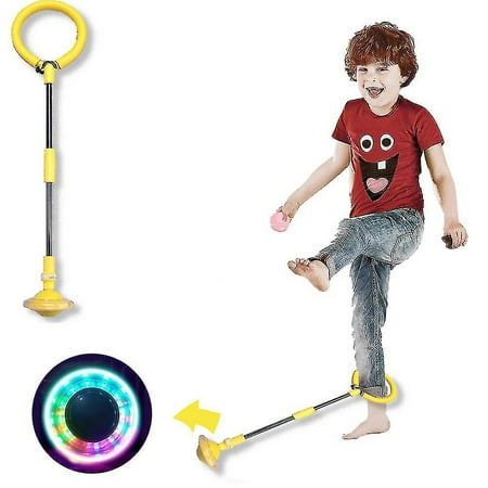 Kids Foldable Ankle Skip Ball Flash Jump Colorful Sport Swing Ball ...