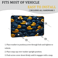 ADECORIVY Little Yellow Ducks License Plate, Aluminum Decorative ...