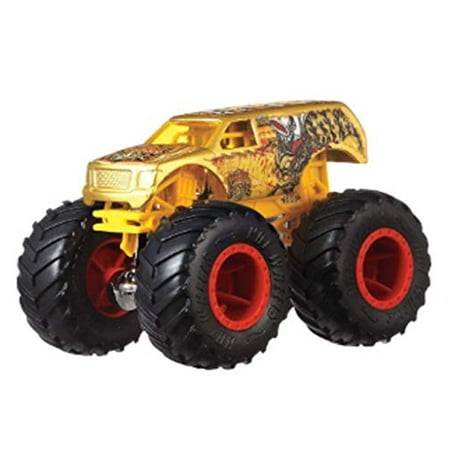 Hot Wheels Monster Trucks 4-Wheel Hive SUV - Connect and Crash Car ...