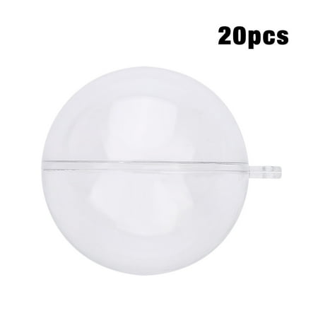 Fillable Ball, Ornaments Balls Clear Plastic Fillable Ornaments Ball ...