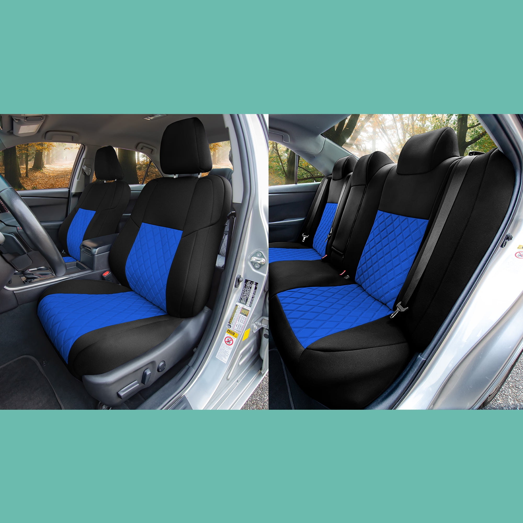 TLH Custom Fit Seat Covers for 2012-2017 Toyota Camry LE | SE | XSE ...