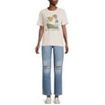 Time And Tru Women's Graphic Tee with Short Sleeves - Walmart.com