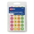 (2 pack) Avery® Neon Permanent Adhesive Reinforcement Labels, 6754, 1/4 ...
