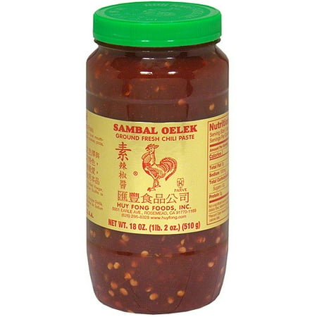 Sambal Oelek Ground Fresh Chili Paste, 18 oz (Pack of 6) - Walmart.com