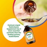 Centrum Liquid Multivitamin Supplement Citrus Flavor 8oz, Vitamin Iron ...