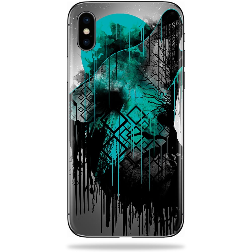 Skin Decal Wrap Compatible With Apple iPhone X Sticker Design Under The ...
