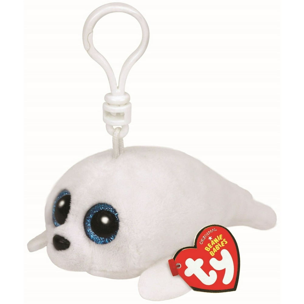 Ty Beanie Boos Icy Seal Clip With Glitter Eyes - Walmart.com - Walmart.com