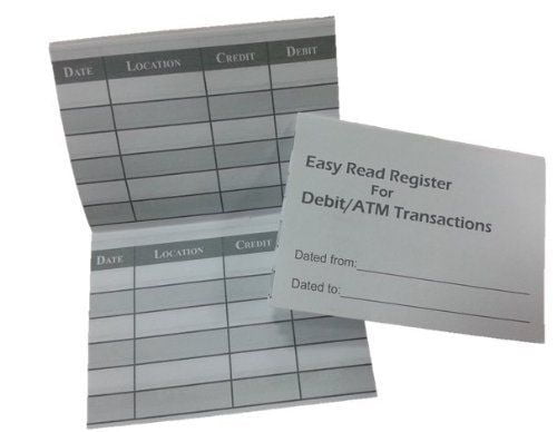 5 Debit ATM Mini Checkbook Registers - Walmart.com