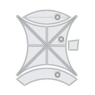 CutRite Double Wedding Ring Quilting Template with Slit'N Sew Method ...