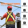 KFFKFF Protective Gear, Comprehensive Body Harness, Fall Protection ...