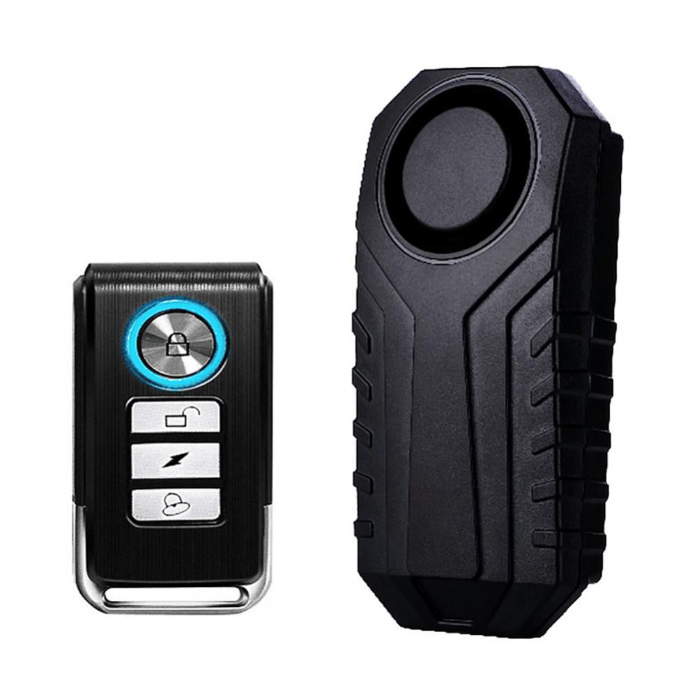 Bike Alarm Wireless Vibration Motion Sensor Waterproof Motorcycle Alarm ...