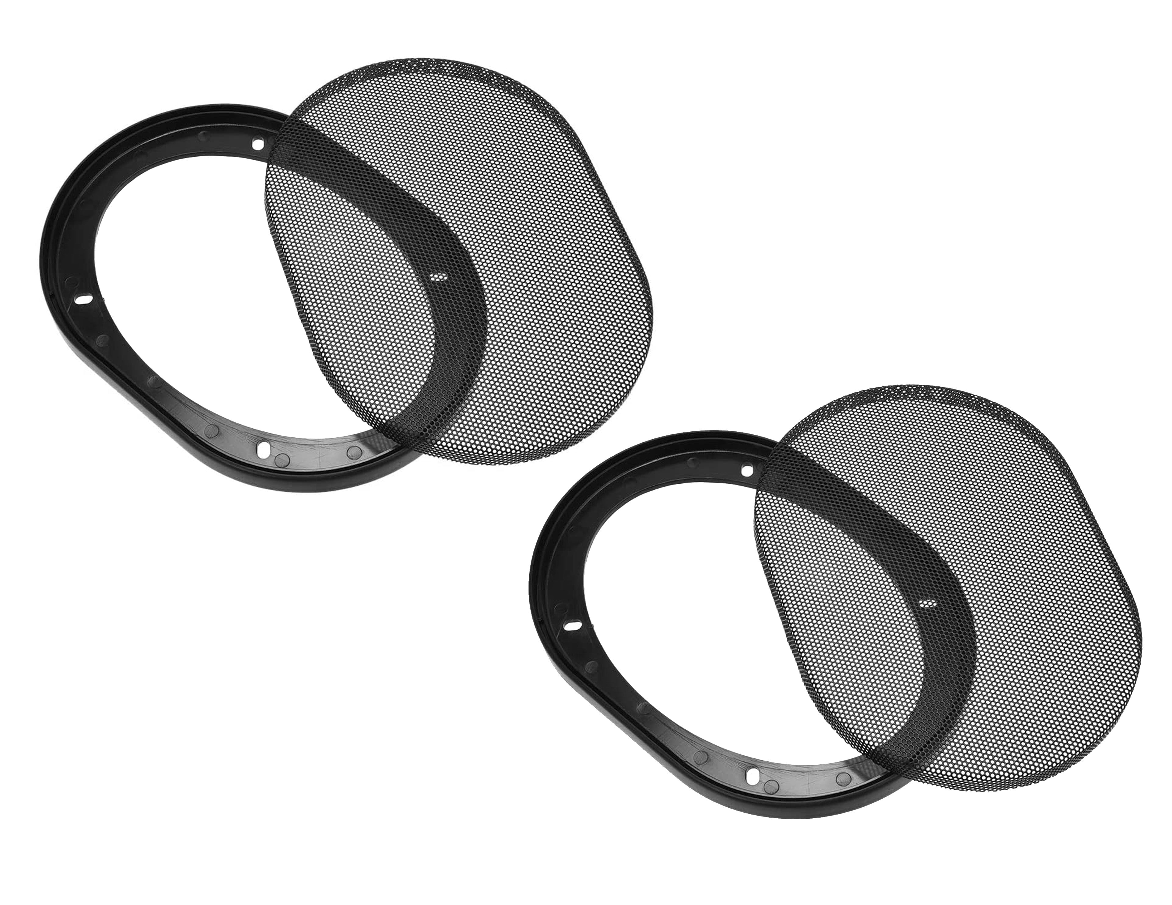(2) Patron 5x7"/ 6x8" Universal Steel Mesh Protective Speaker Grills ...