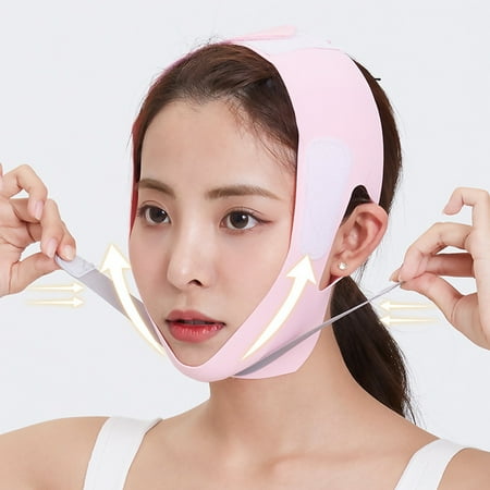 SHARKDOOK Sleeping Masks Full Face Lift Cheek Chin Slimming Belt Thin ...