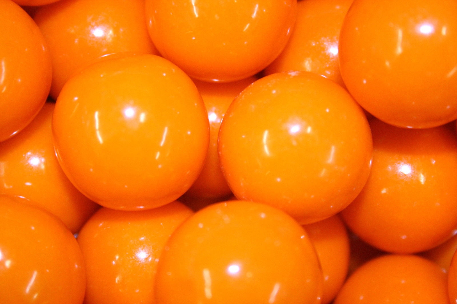 GUMBALLS ORANGE 25mm or 1 inch (57 count), 1LB - Walmart.com