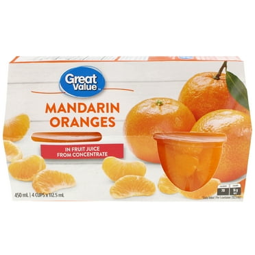 Great Value Mandarin Oranges in Fruit Juice, 540 mL - Walmart.ca