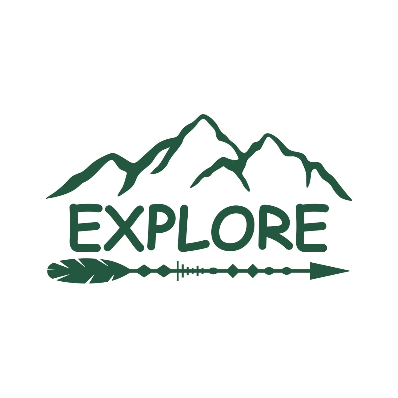 Explore Sticker Decal Die Cut - Self Adhesive Vinyl - Weatherproof ...