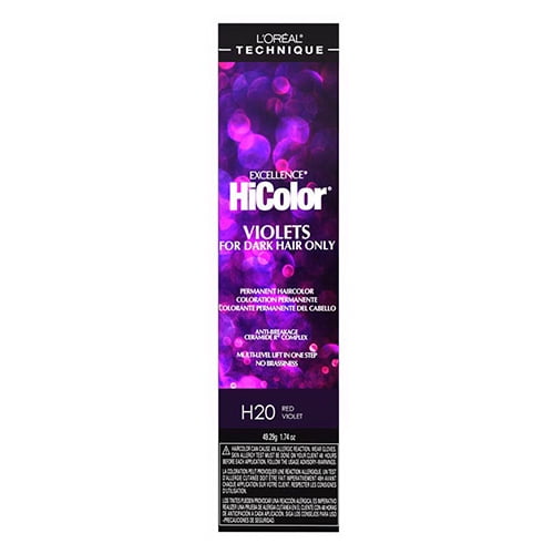 Loreal Excel Hicolor H20 Tube Red Violet, 1.74 Oz - Walmart.com