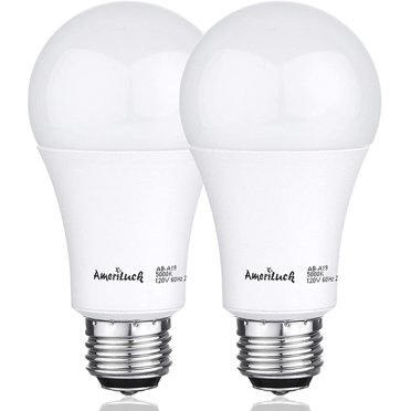 6 Pack Bright Ceiling Fan Light Bulbs, 120V 60 Watt Equivalent, 5000K ...