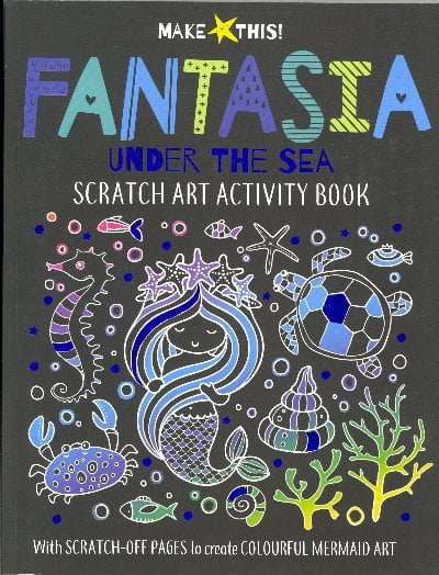 Fantasia Under the Sea Scratch Art Activity Book | Walmart Canada
