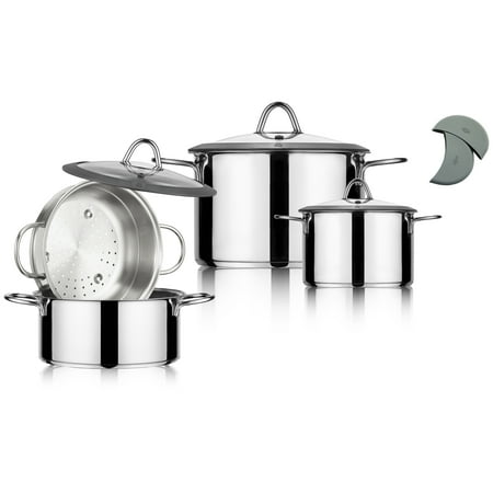 ARIMI Milano 7-Piece Italian Stainless Steel Cookware Set - Walmart.ca