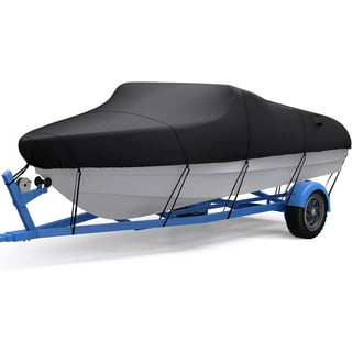 Boat Cover, All-Weather Mooring and Trailering Boat Cover for V-Hull ...