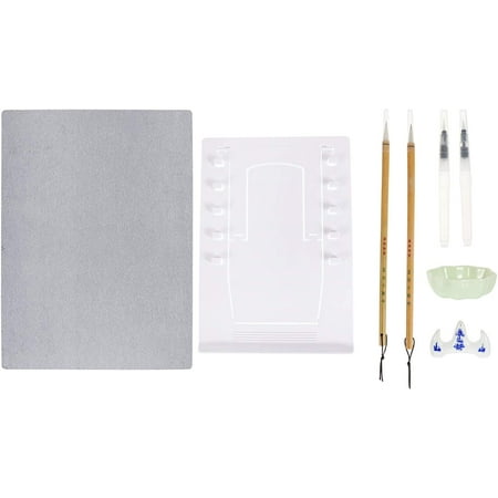 Water Drawing Board Water Painting Board with Brush Stand Inkless Water ...