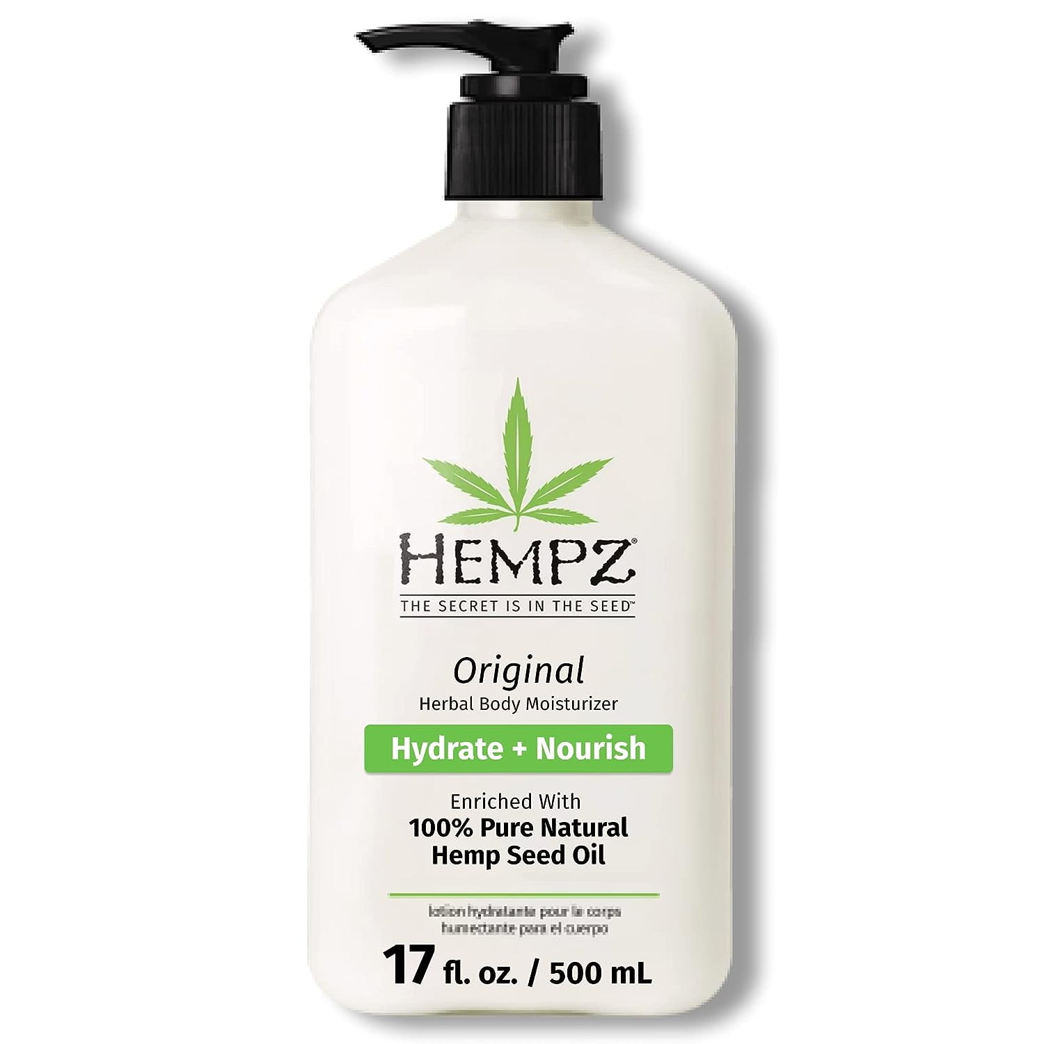 HEMPZ Body Lotion Original - Floral & Banana Daily Moisturizing Cream ...