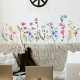 pdqouc Green Plant Color Wall Stickers Living Room Bedroom Background ...
