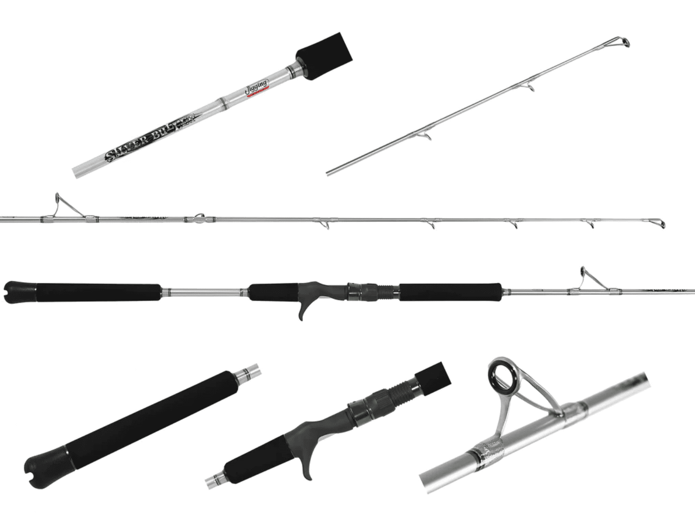 Jigging World JW-SBJ631C-250 Silver Bullet Jigging Casting Rods ...