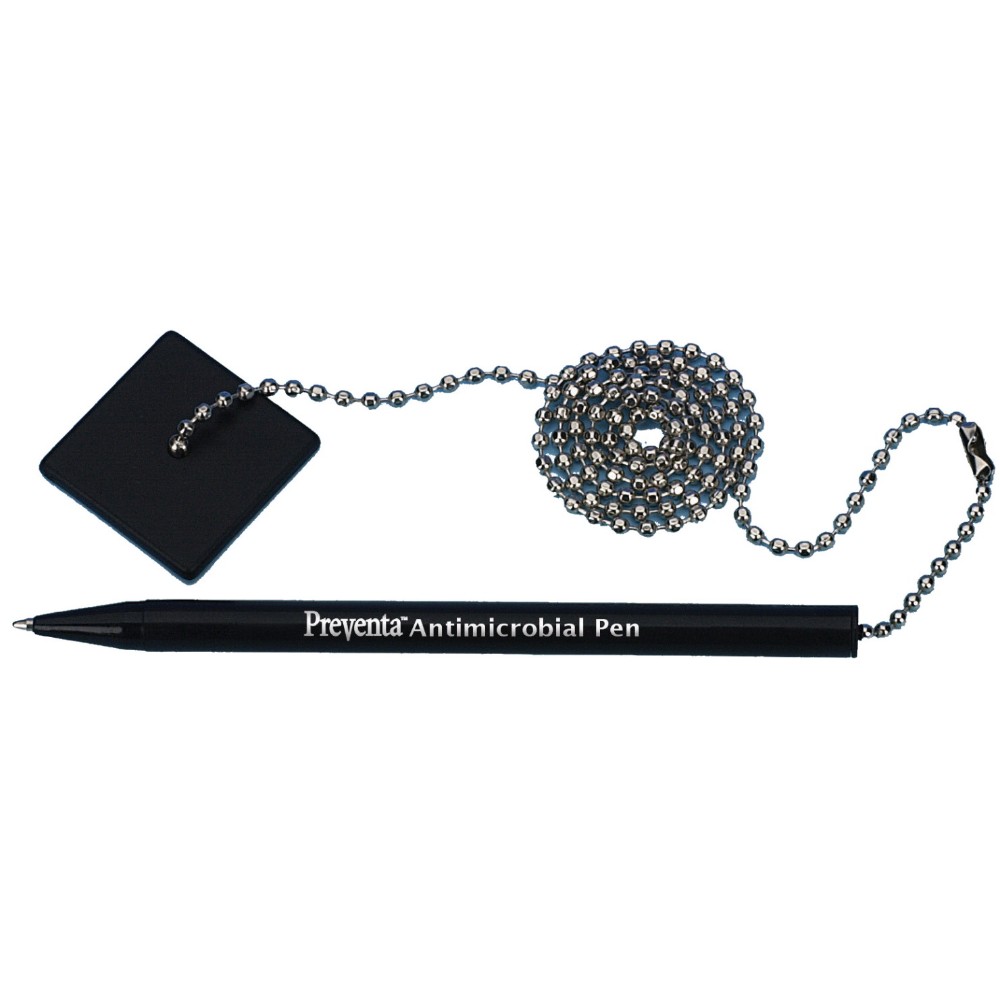 Preventa 076356 Anti-Microbial Counter Pen Set With 24 In. Chain ...