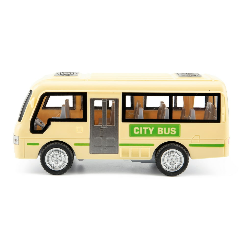 School Bus Toys for Boys Toy Car Inertial Machine School City Bus Light ...