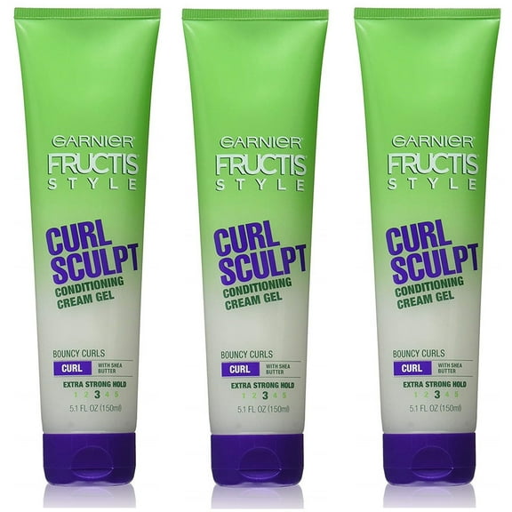 Garnier Fructis Style Curl Scrunch Controlling Gel, Curly Hair, 6.8 fl ...