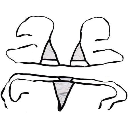 Brazilian Micro Thong Mini Bikini Swimsuit Shiny Sexy Lingeries G ...