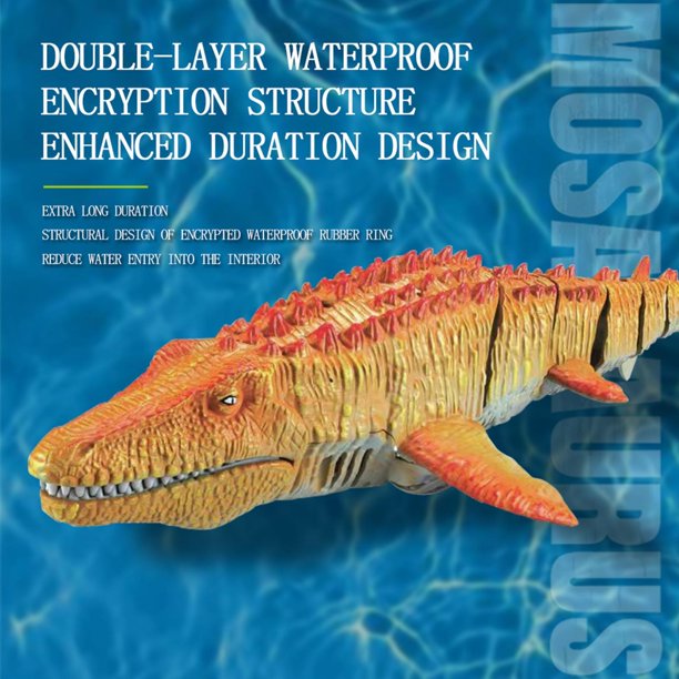 Huadaliy RC Mosasaurus 2.4GHz Marine Remote Control Boat w/ 2 Battery ...