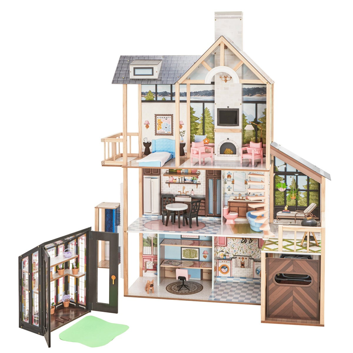 Click here for Kidkraft Lakeview Villa Dollhouse & Greenhouse prices