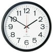 Sharp Atomic Analog Wall Clock – 10.5” Suspended Glass Face - Sets ...