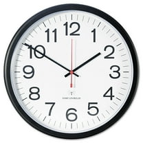 Sharp Atomic Analog Wall Clock – 10.5” Suspended Glass Face - Sets ...