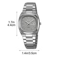 Couple Watches Set His Hers Matching Quartz Wristwatches Stainless ...