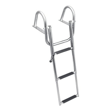 Extreme Max 3005.3476 Flip-Up Dock Ladder - 4-Step - Walmart.com