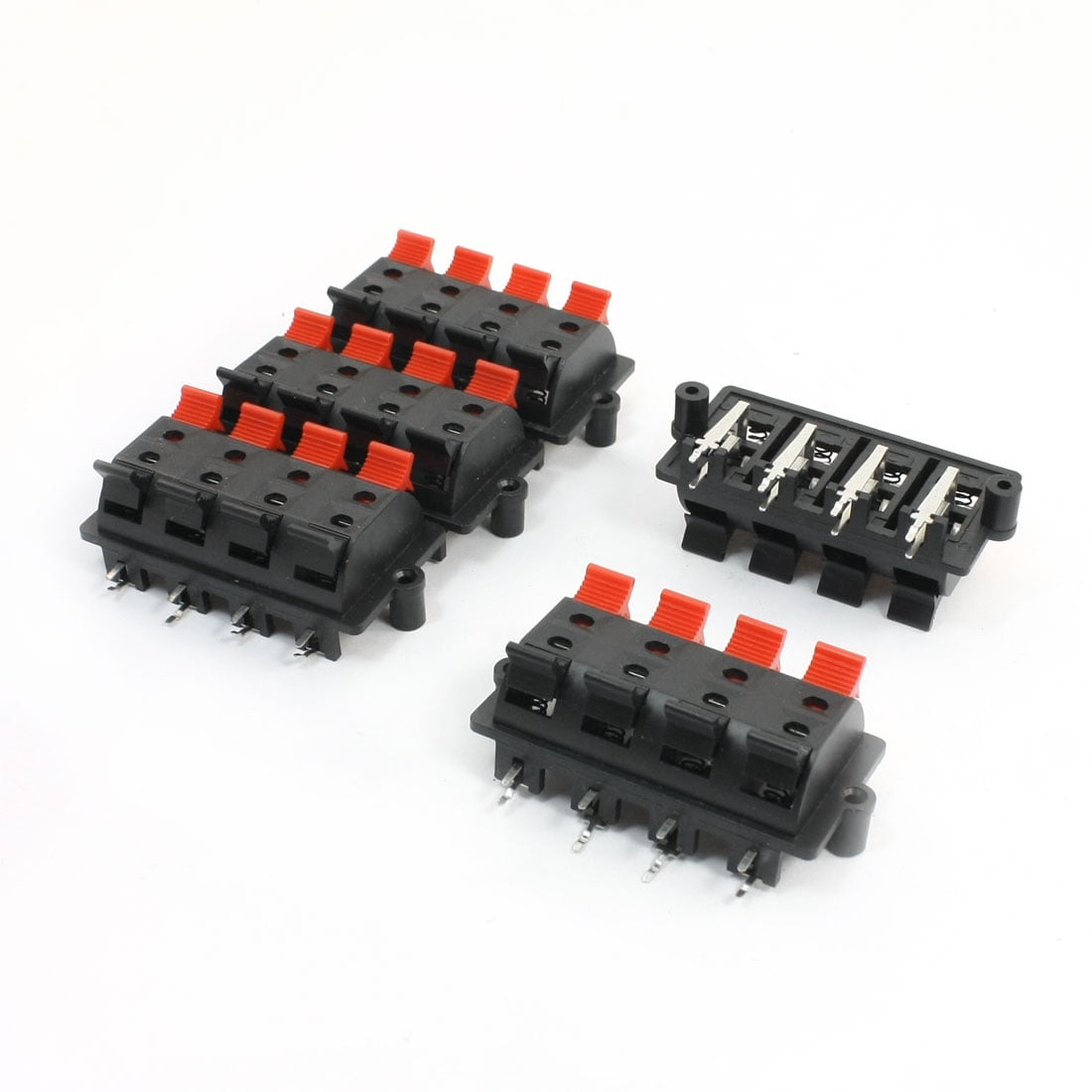 8Pin 8Positon Push Type Speaker Terminal Board Connector 63x30mm 5 Pcs ...