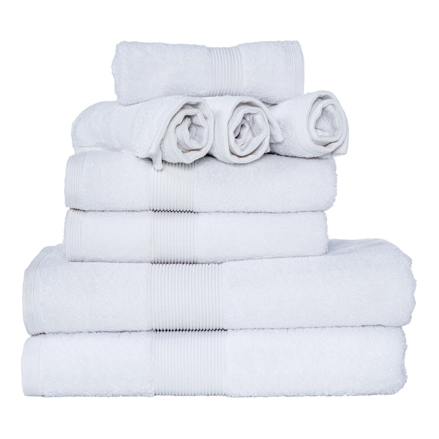 Click here for Fabstyles 8 Piece Towel Set  Plush And Absorbent D... prices