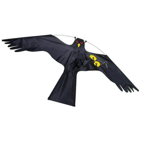 pitrice Lifelike Large Flying Hawk Kite Reflective Eye Kite Yard ...