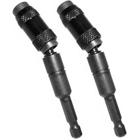 PERTTYUNG 2 Pack Magnetic Screwdriver Drill Bits, 1/4" Flexible Swivel ...