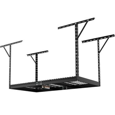 ALSO GO 3x8 ft Overhead Garage Storage Rack, Ceiling Mounted Storage ...