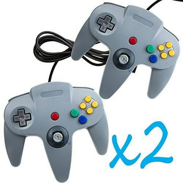 Complete Your N64 Setup! 2x Nintendo 64 Controllers (Grey) - Authentic ...
