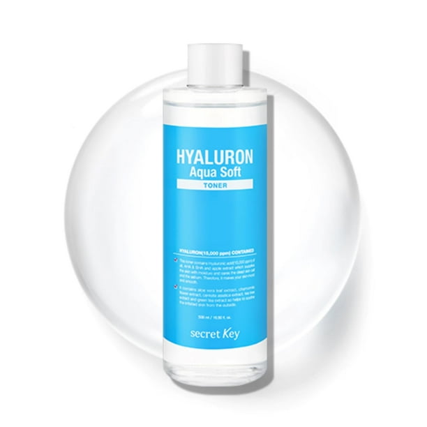 Toner Secret Key Hyaluron Aqua 500 ml con ácido hialurónico | Bodega ...