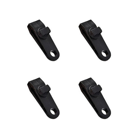 Tarp Clips, 4 Pcs Heavy Duty Tent Snaps Camping Clamp(black) | Walmart ...