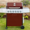 Expert Grill 6 Burner Propane Gas Grill in Red - Walmart.com