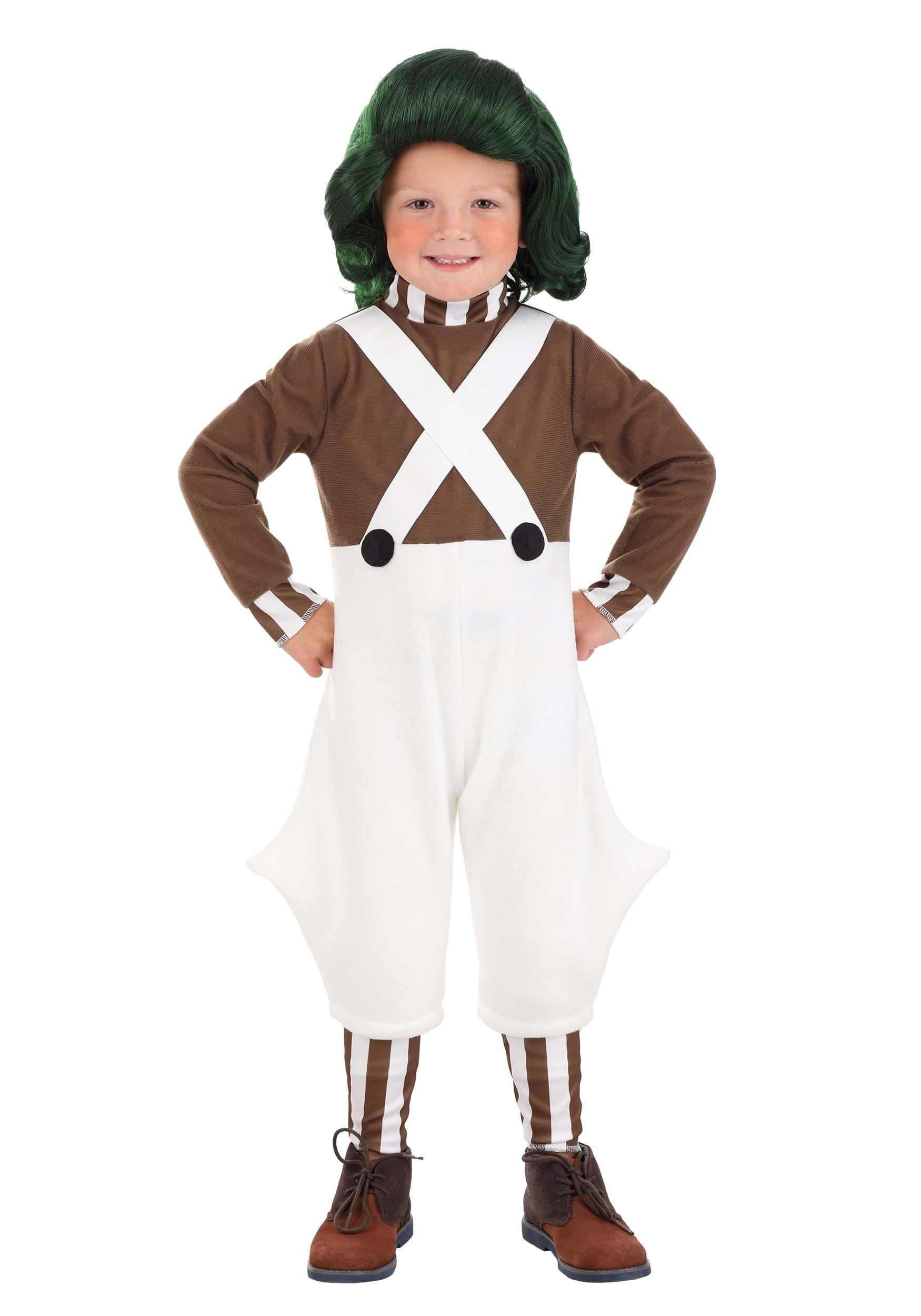 Toddler Willy Wonka Oompa Loompa Costume - Walmart.com