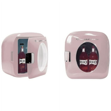 Frigidaire Portable Retro 12-Can Mini Fridge EFMIS462, Pink - Walmart.com